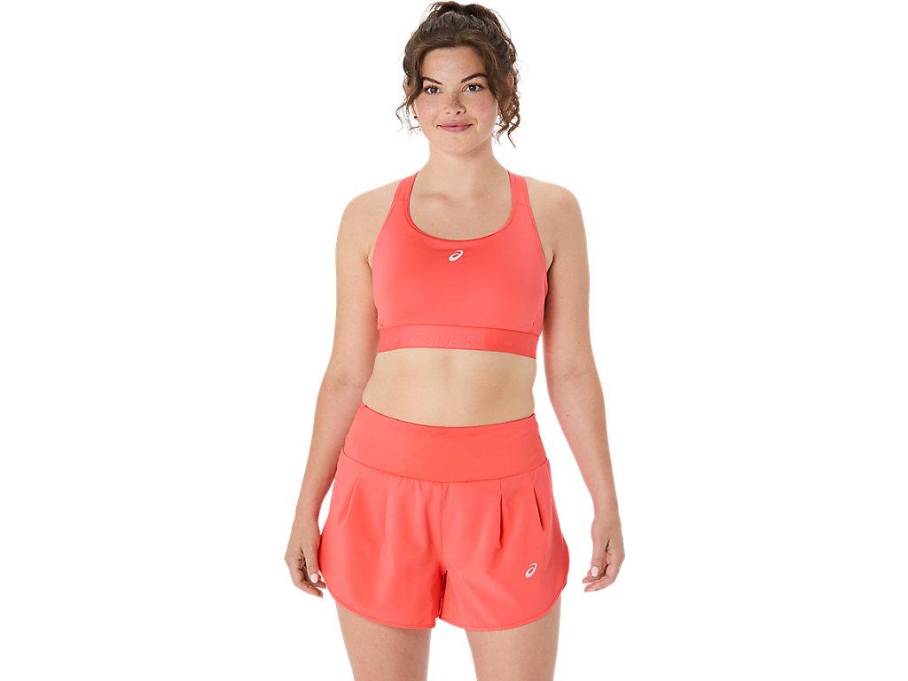 Asics Road Compression Bra in Red | Lyst UK