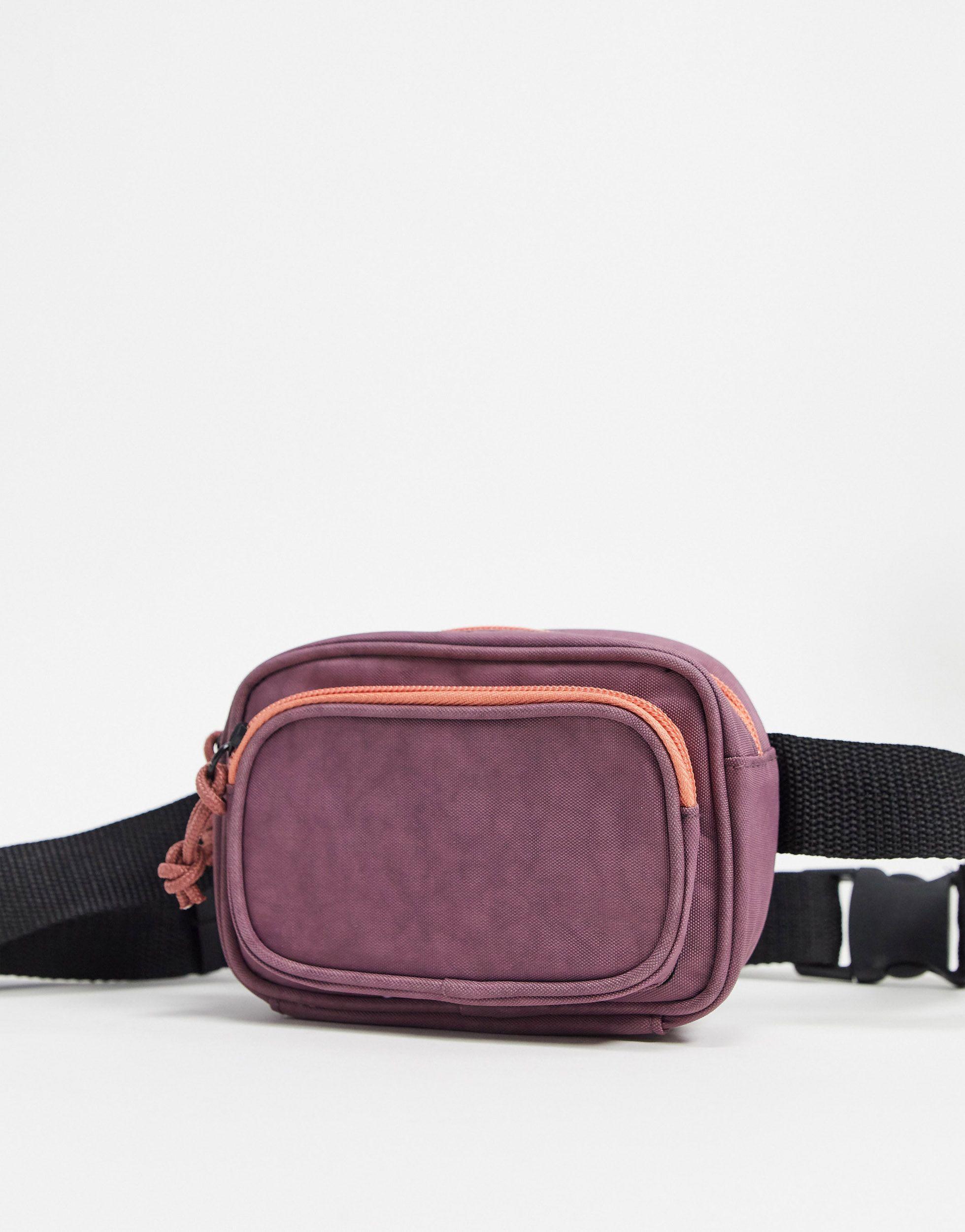 ASOS Cross Body Mini Bum Bag in Purple for Men - Lyst