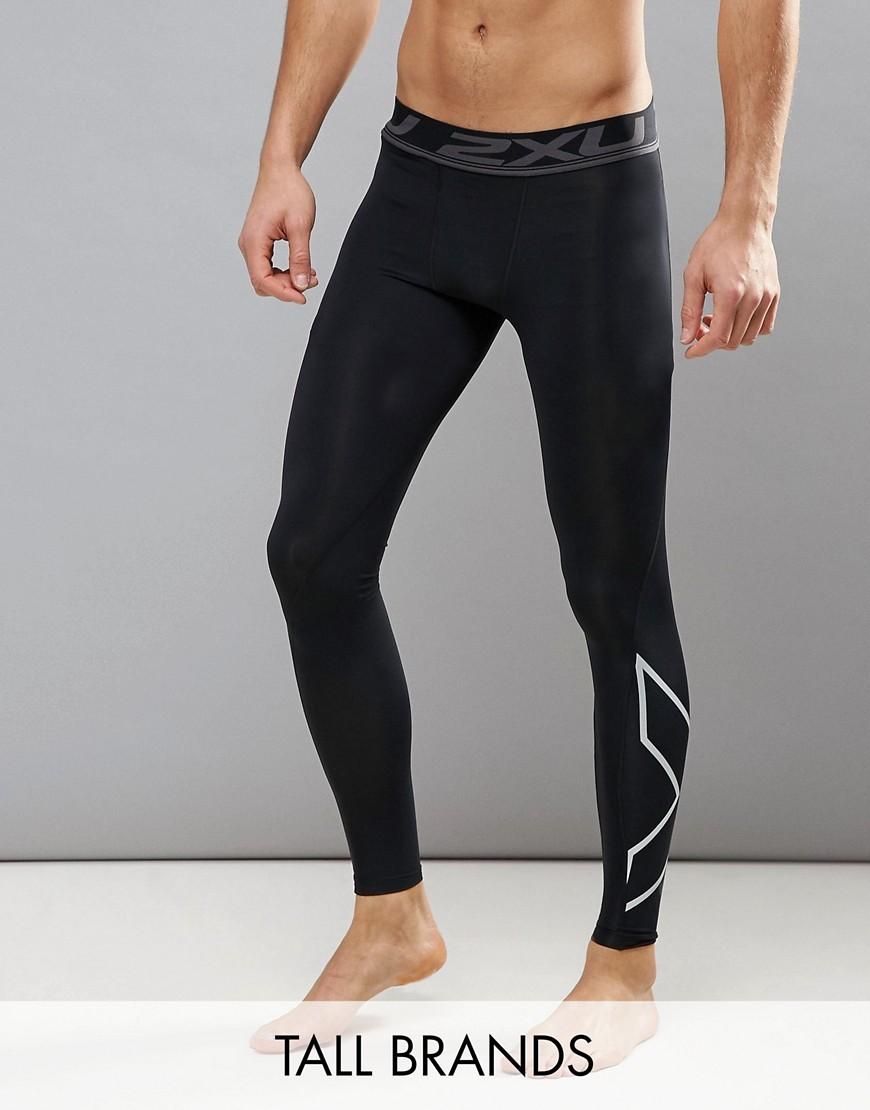 2xu Tall Accelerate Compression Tights In Black Ma4476b In Black For
