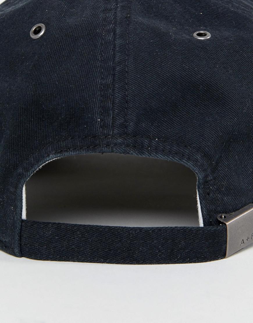 Abercrombie & Fitch Logo Twill Baseball Cap In Black for Men - Lyst