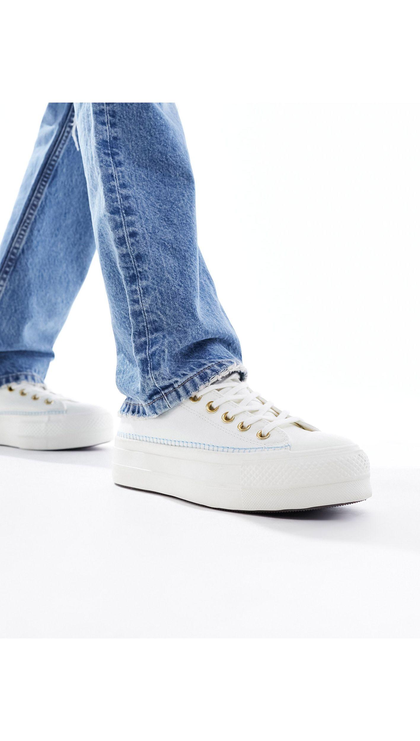 Converse Chuck Taylor All Star Lift Platform Sneakers With Crafted ...
