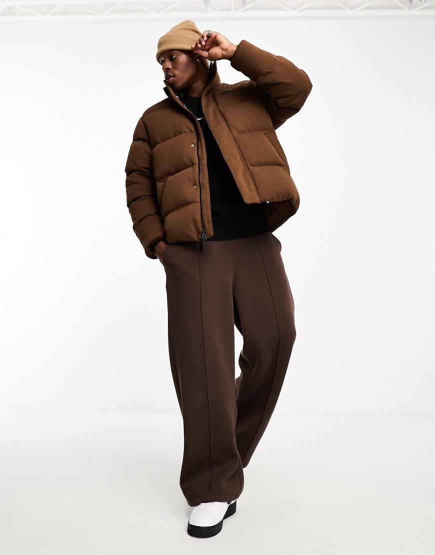 Nike Tech Fleece Puffer Jacket in Brown for Men | Lyst UK