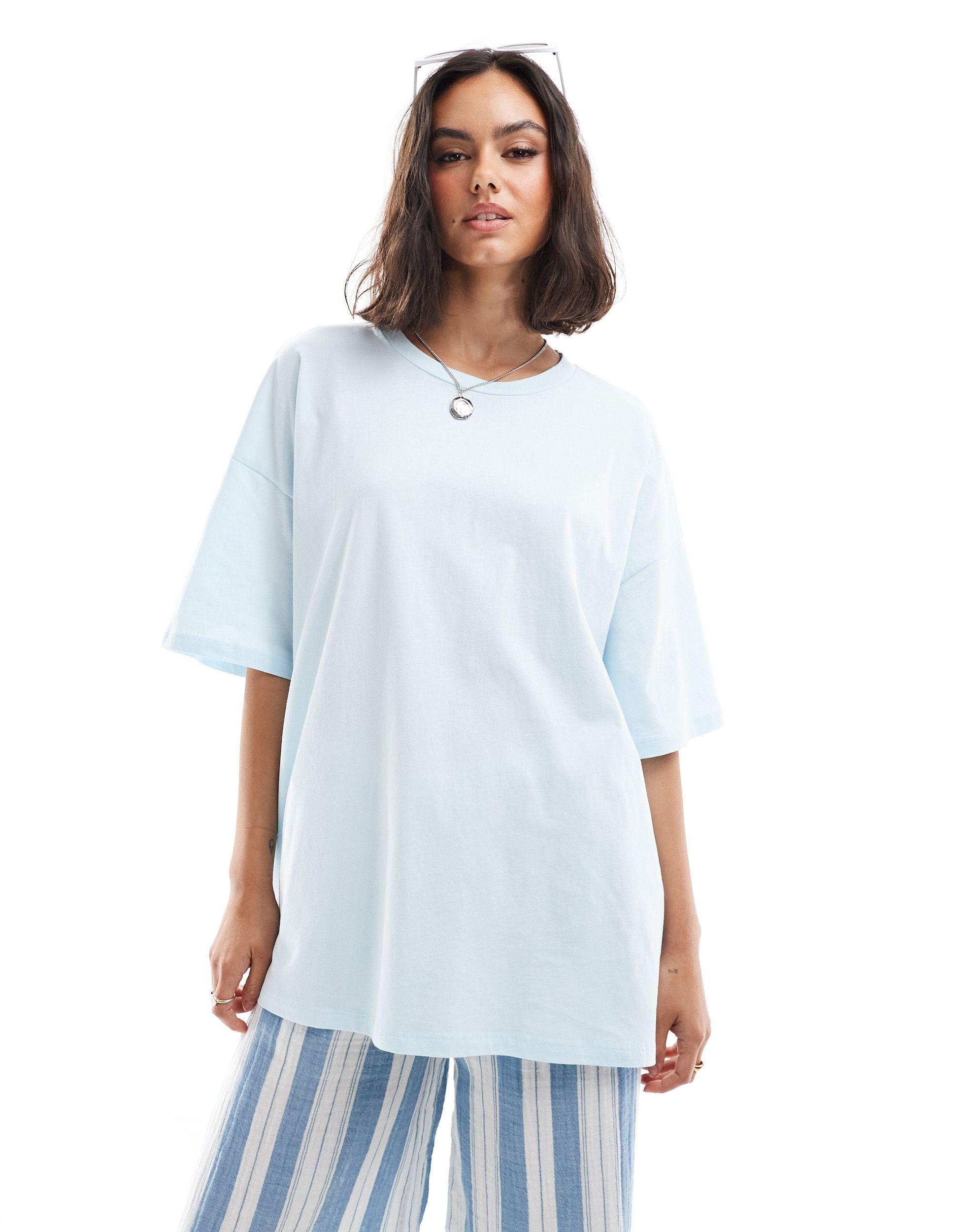 ASOS Oversized Tee With Out Of Office Graphic in White | Lyst