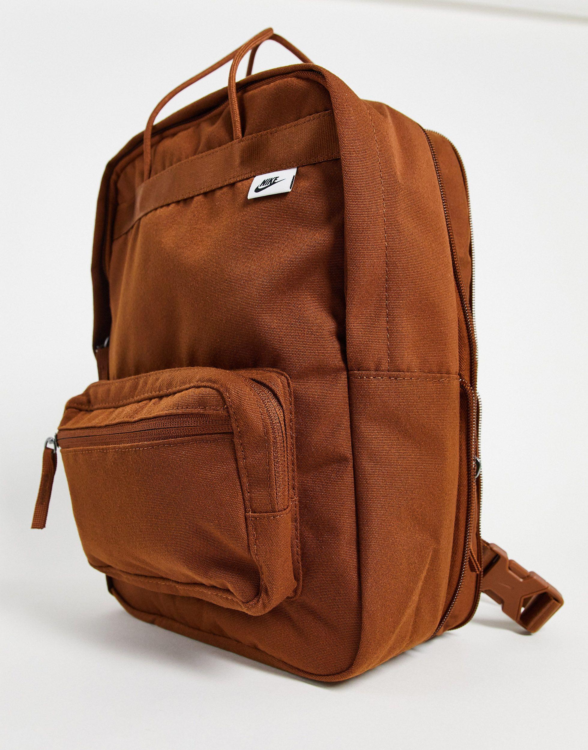 Nike Tanjun Square Backpack in Brown | Lyst Australia