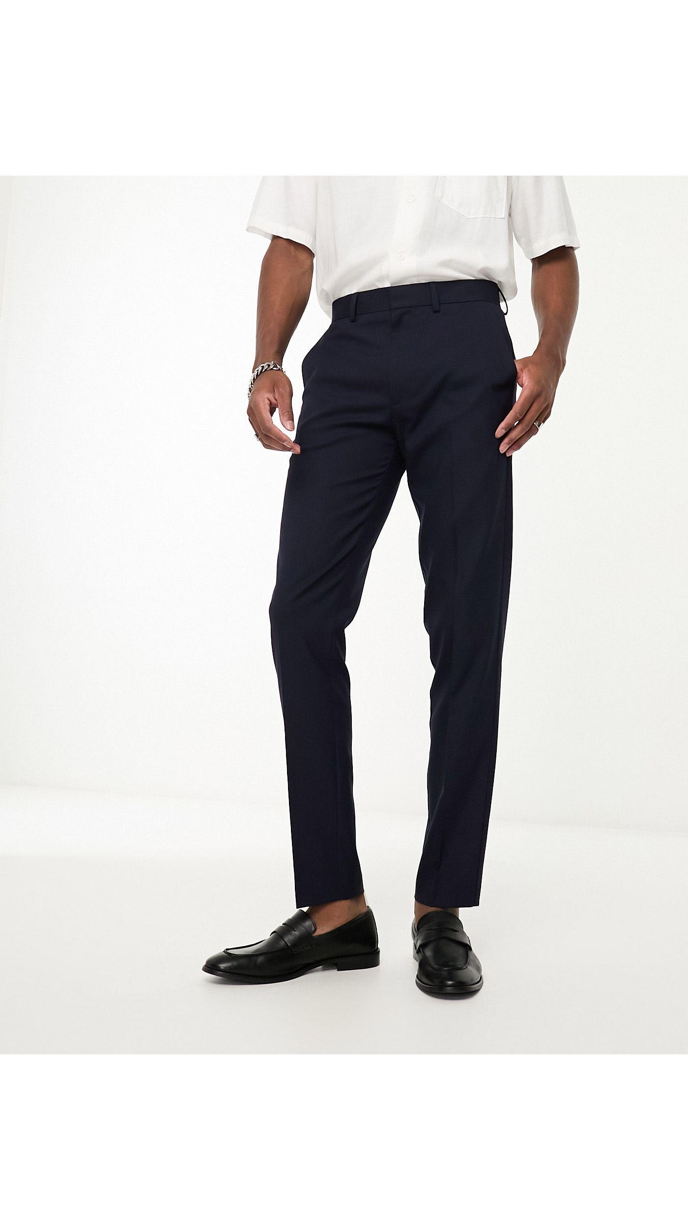 ASOS Slim Smart Pants In Black For Men Lyst asos-slim-smart-pants-in-black-for-men-lyst