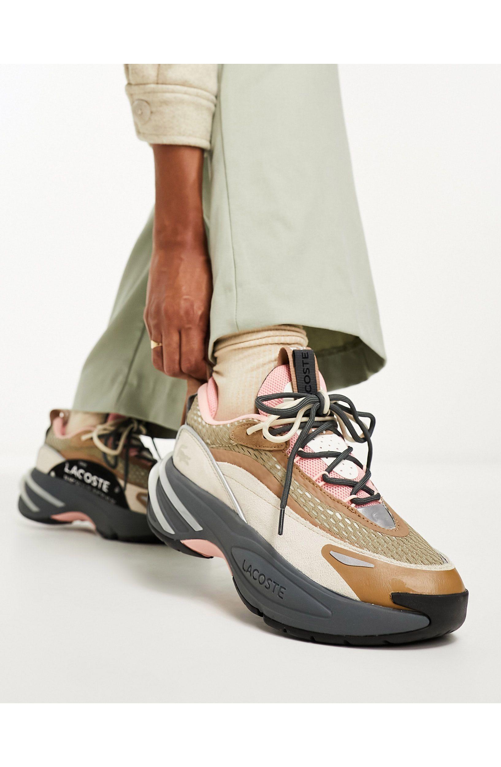 Lacoste Audyssor Chunky Trainers in Brown | Lyst UK