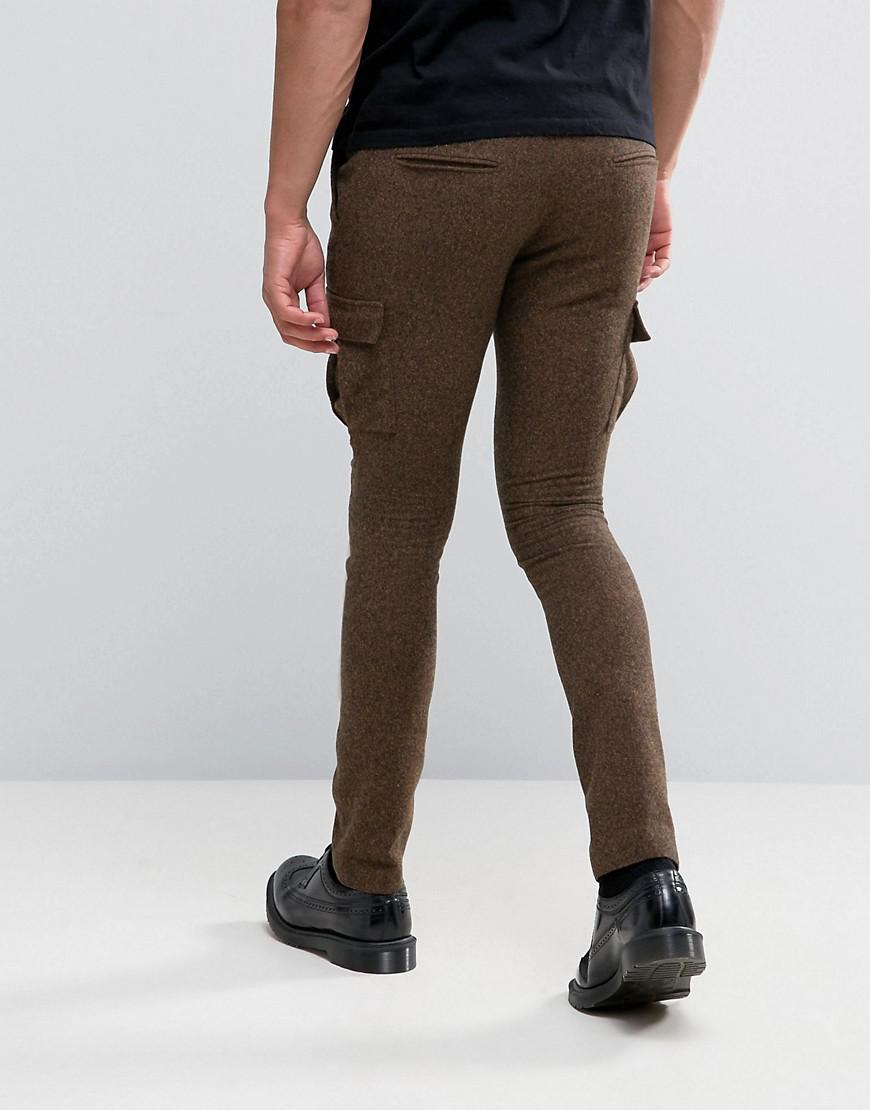 Heart & Dagger Pant With Cargo Pockets in Brown for Men - Lyst