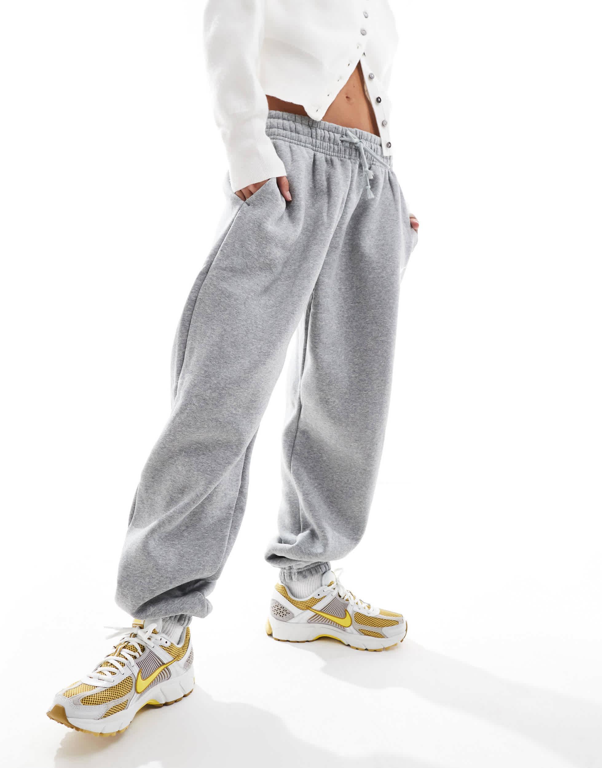 Nike Mini Swoosh Sweatpants in White | Lyst