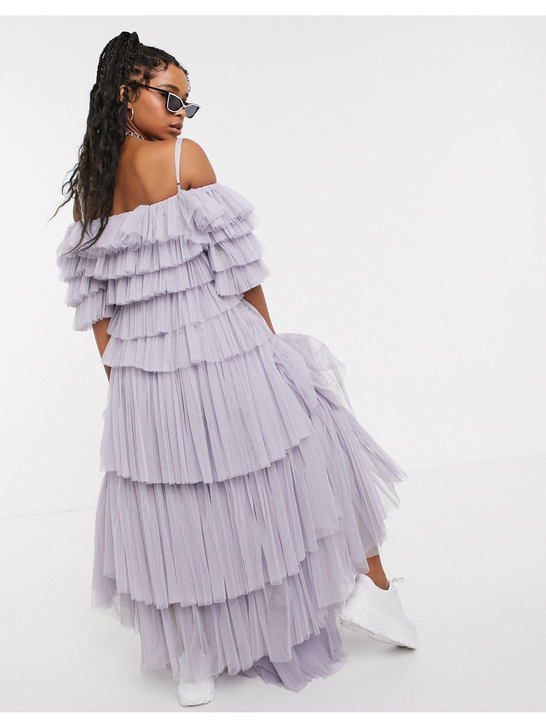 Purple Layered Dress