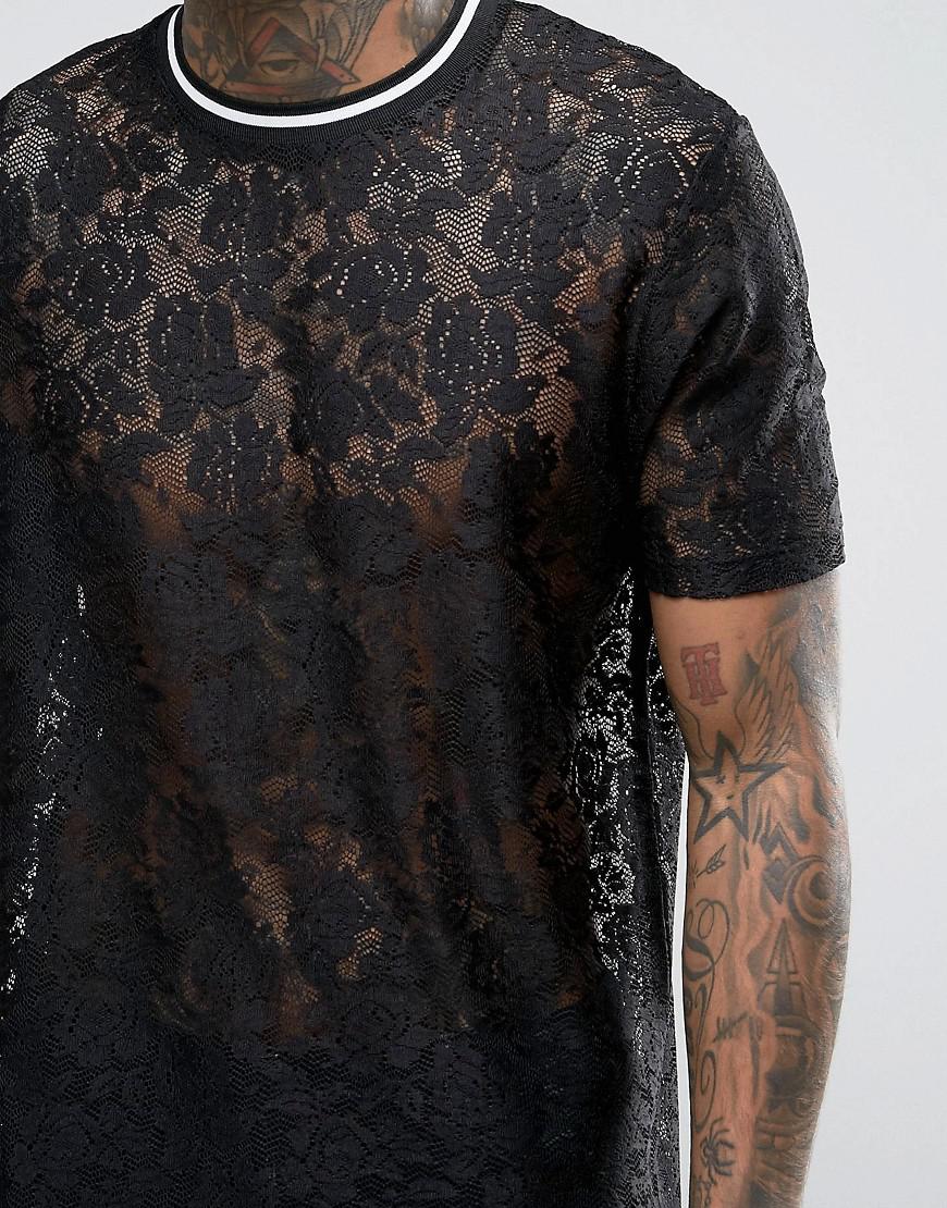 Mens Lace Shirts