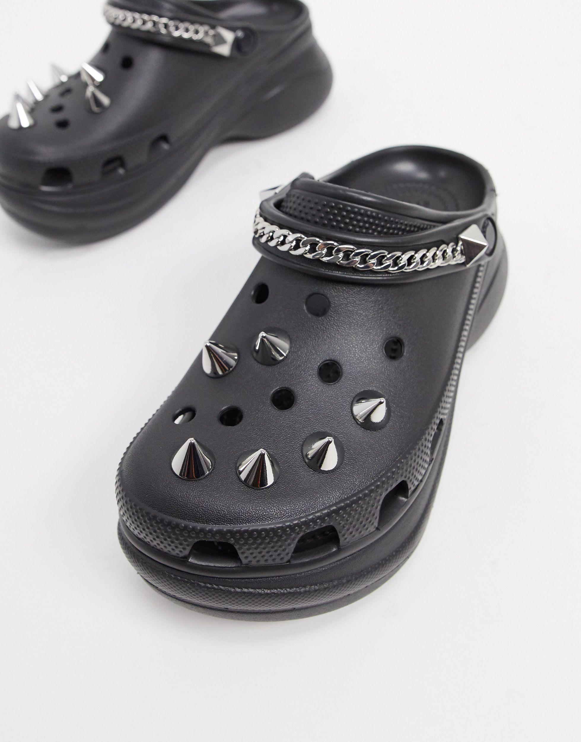Crocs™ Exclusive Bae Punk Clog in Black | Lyst UK