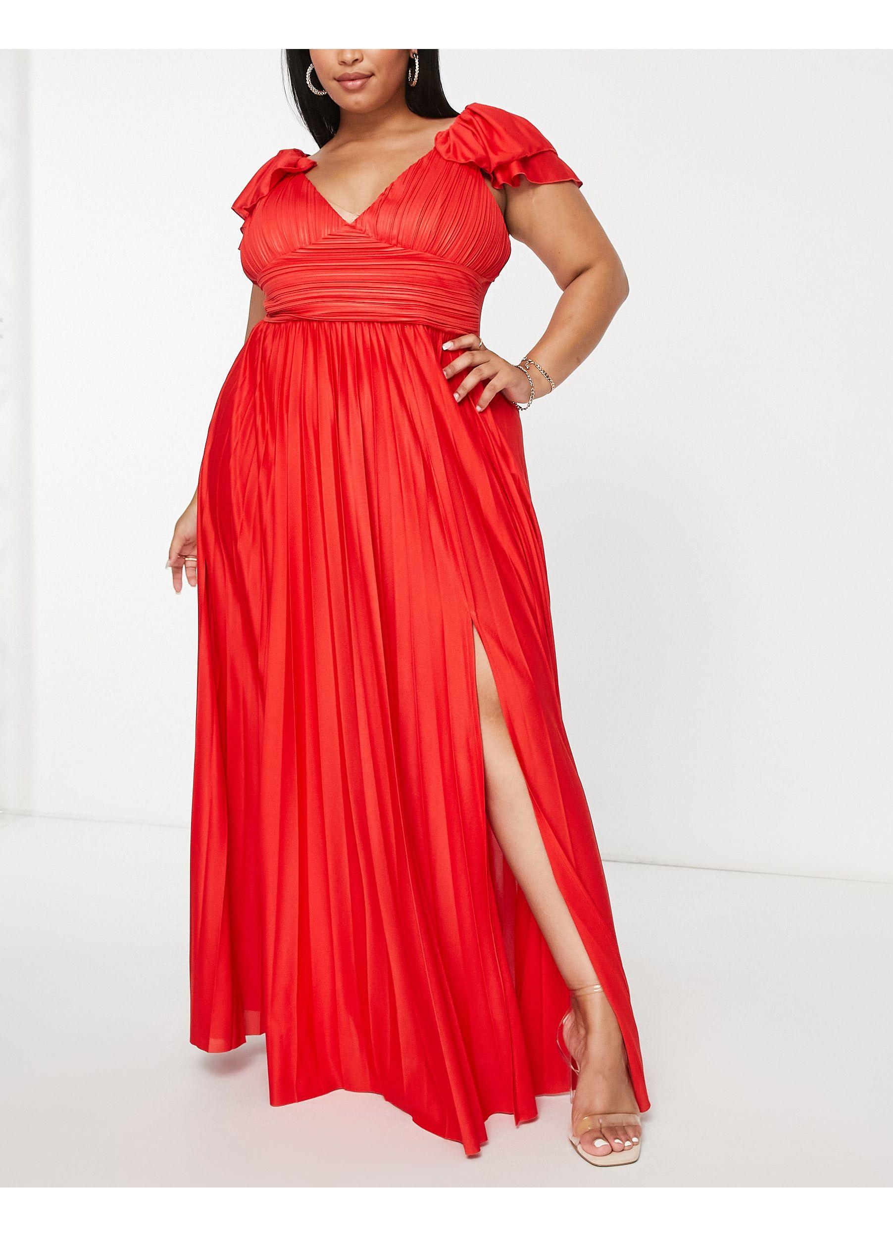 Red Maxi Dress Designer