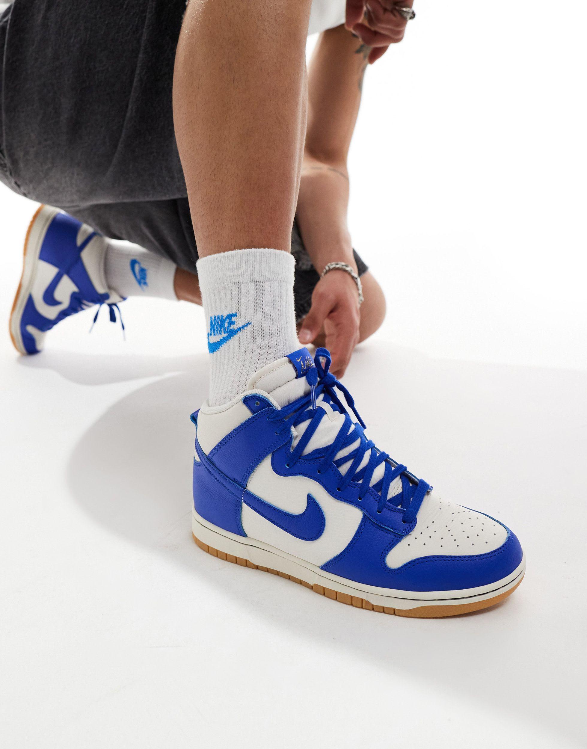Nike Dunk High Se Trainers in Blue for Men | Lyst