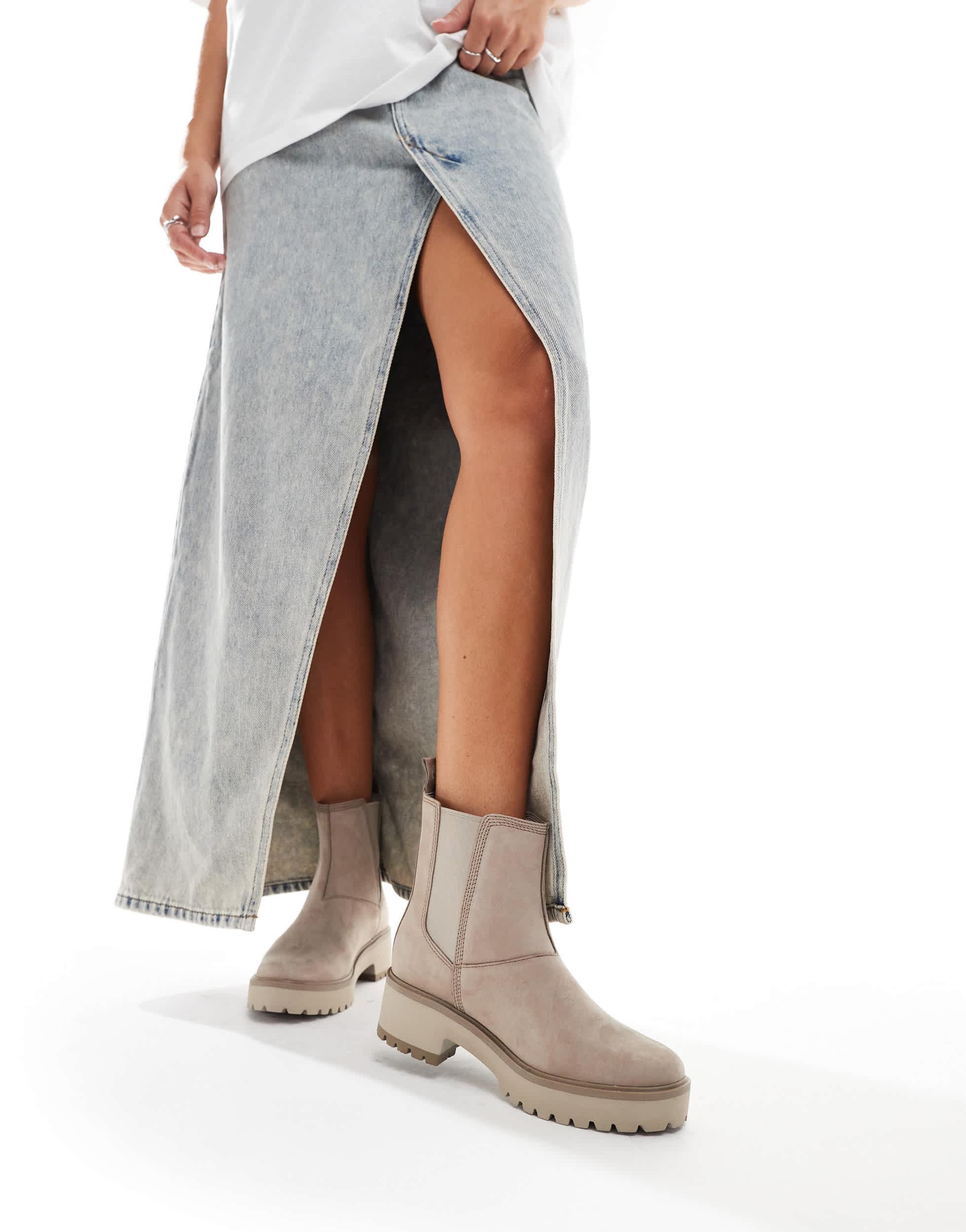 Timberland Carnaby Cool Mid Chelsea Boot in White | Lyst