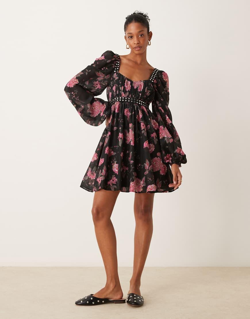 Long Sleeve Babydoll Dresses for Women Up to 74 off Lyst UK