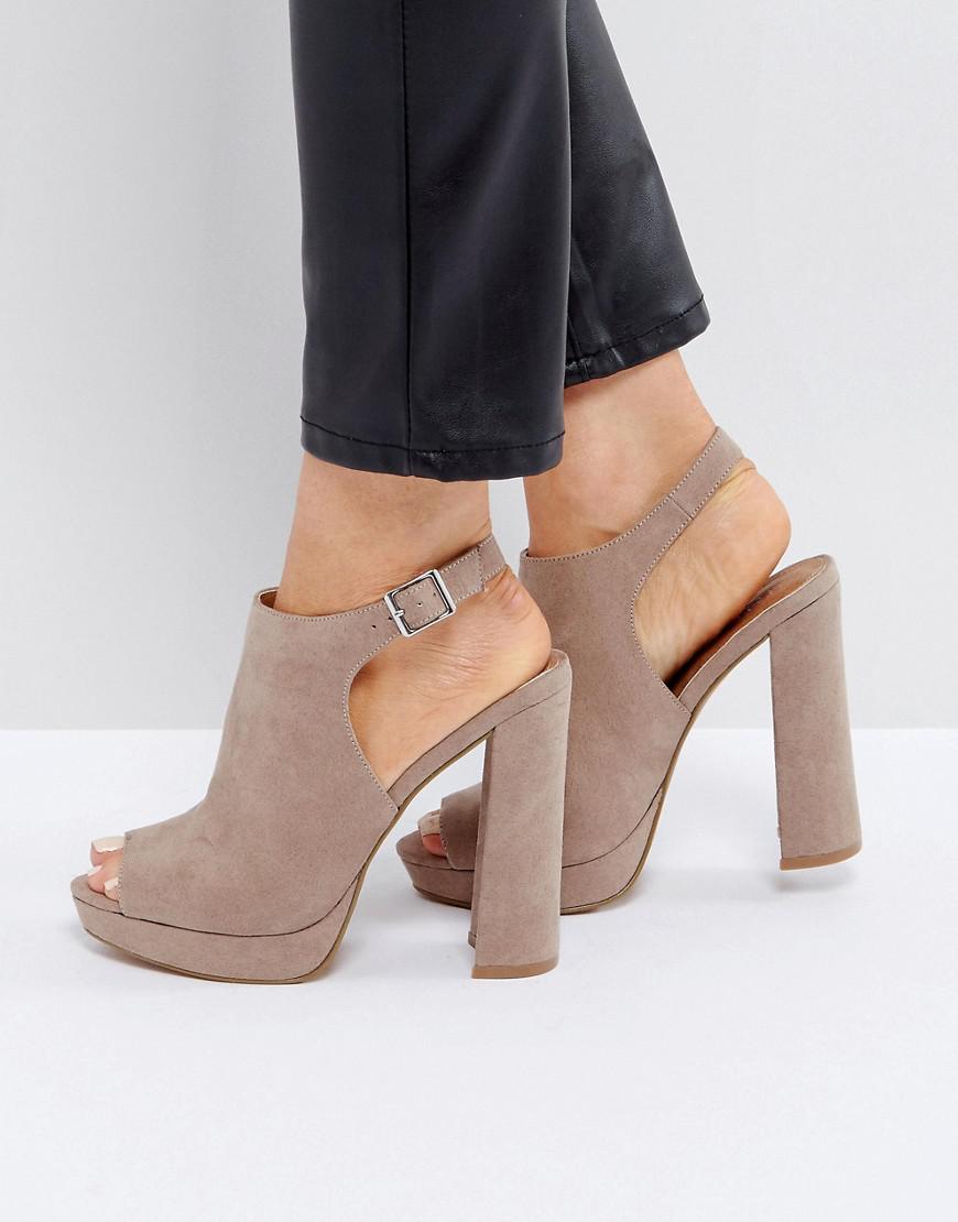 Lyst - Asos Hail Shoe Boot Platforms in Natural