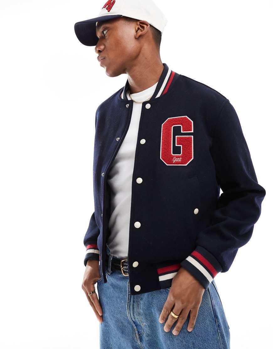 GANT 75Th Anniversary Capsule Wool Varsity Jacket With Logo in Blue for ...