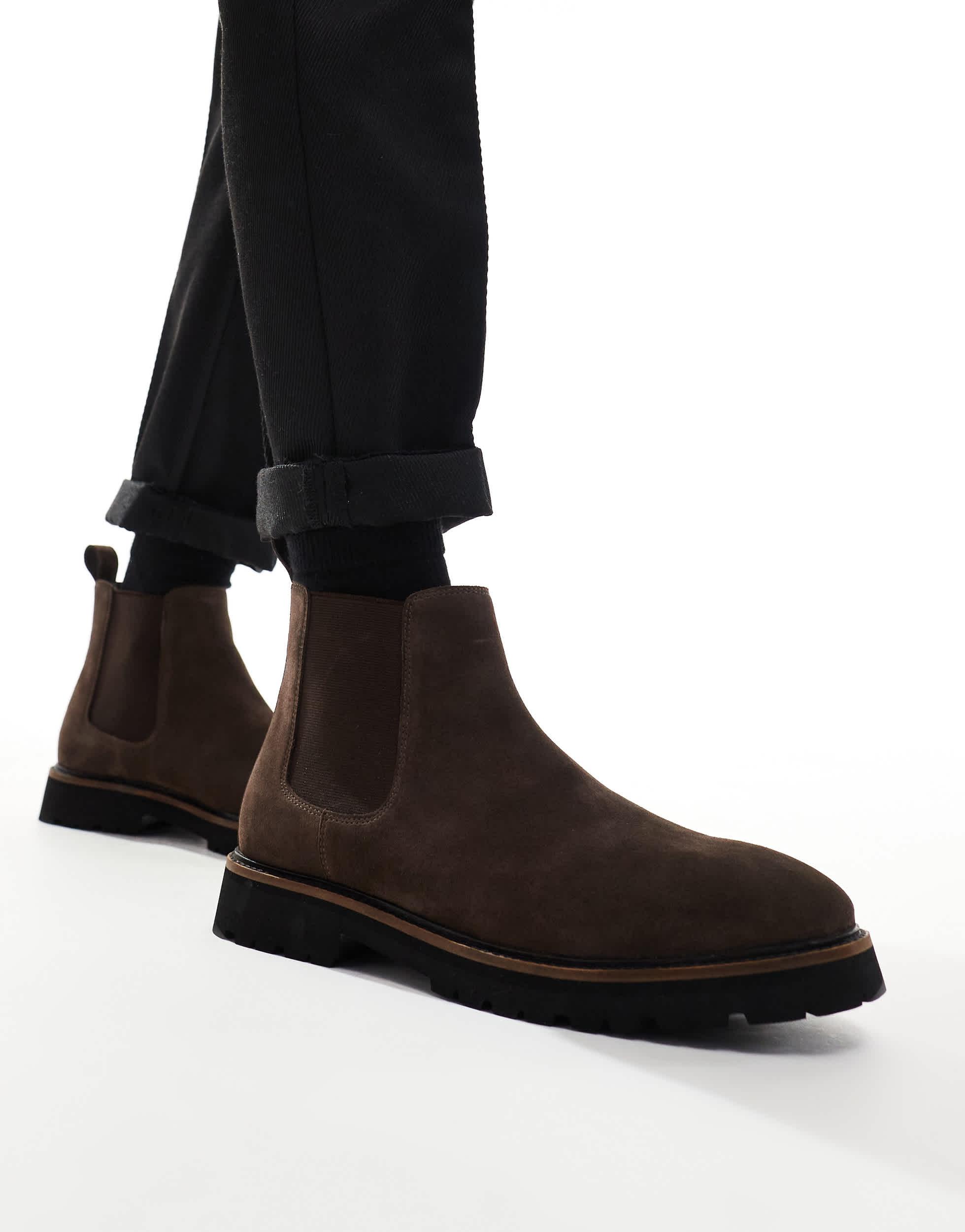 Walk London Mayfair Chelsea Boot in Black for Men | Lyst