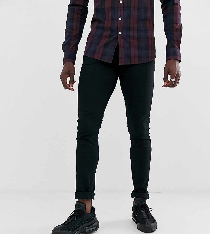 Farah Denim Drake Skinny Fit Jeans in Black for Men - Lyst