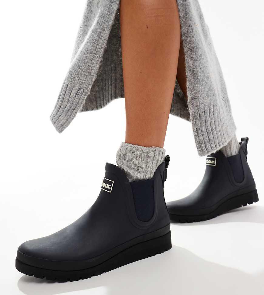 Barbour Clifton Wedge Chelsea Gumboots in Black | Lyst UK