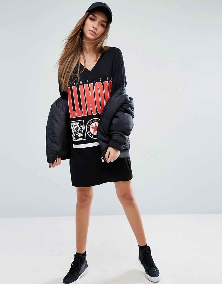 Baseball Jersey Dress Womens