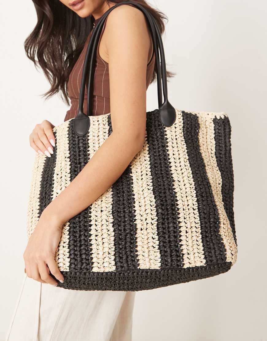 Abercrombie & Fitch Straw Holiday Tote Bag in Natural | Lyst UK