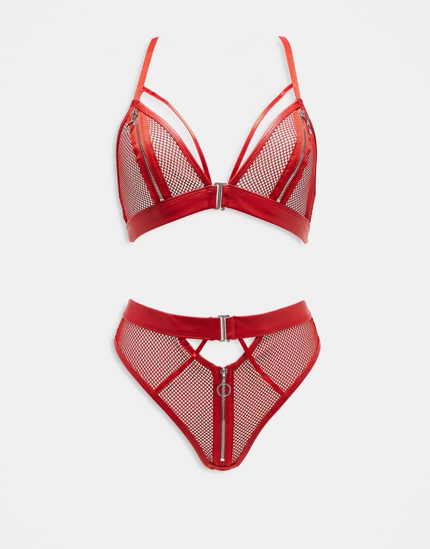Ann Summers Zorah Crotchless Set in Red | Lyst UK