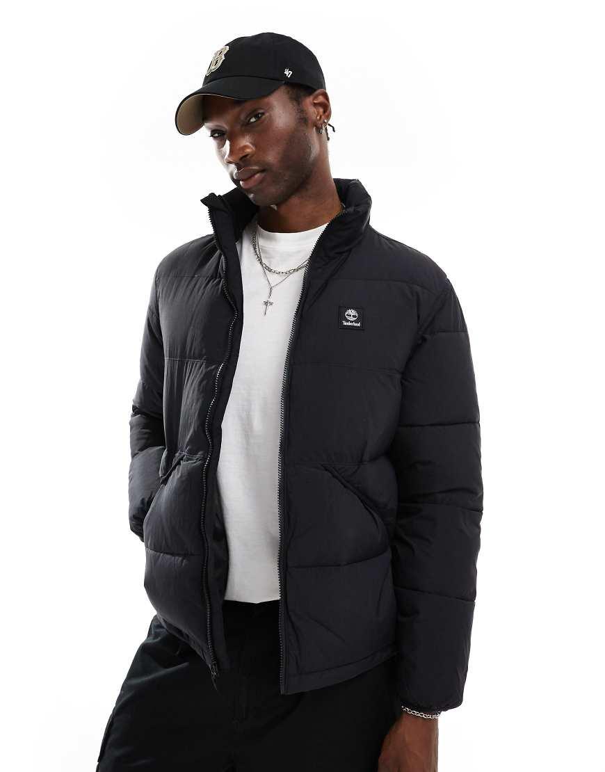 Timberland Small Logo Puffer Jacket in Blue for Men | Lyst UK