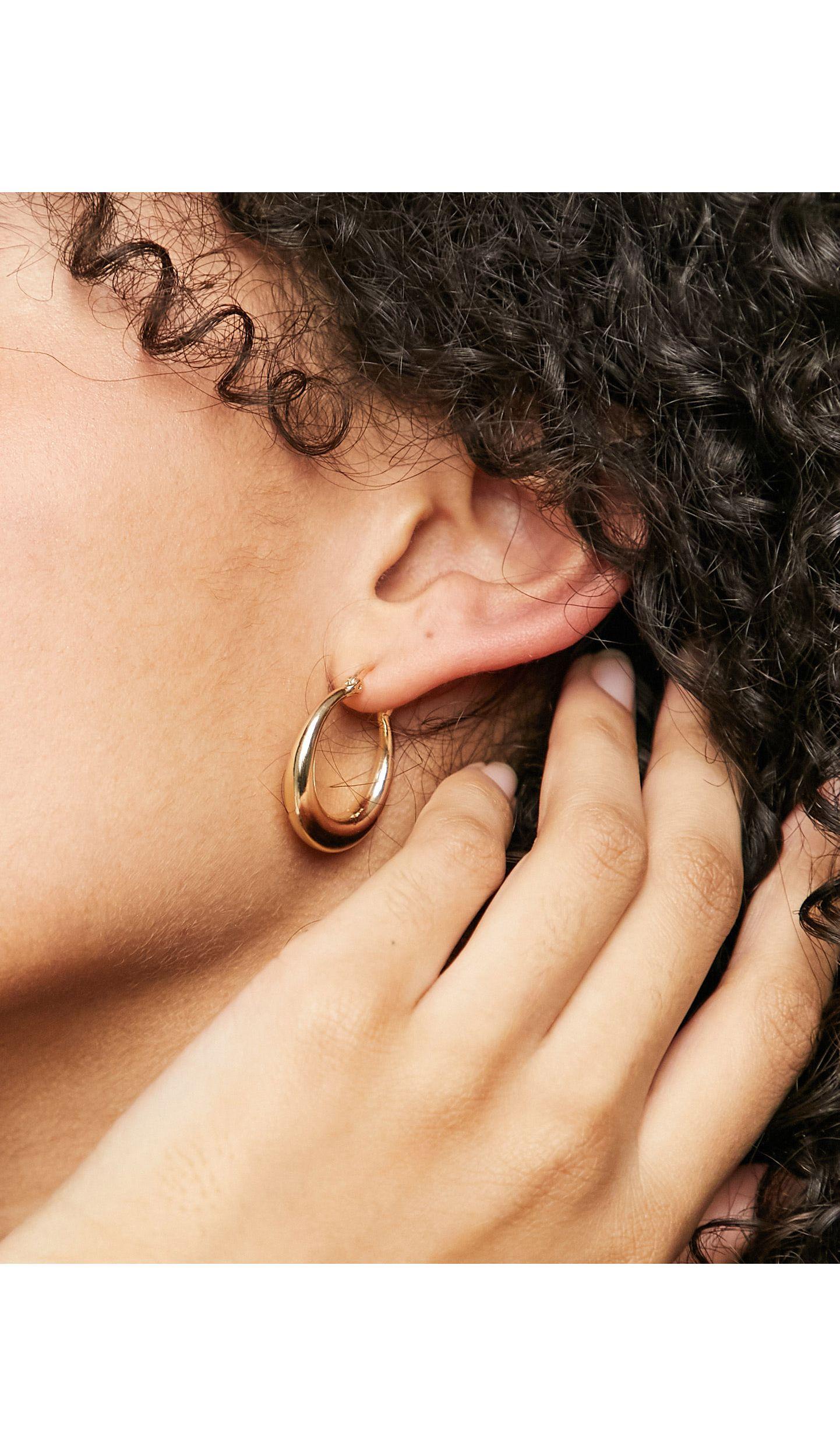Mija hoop earrings store