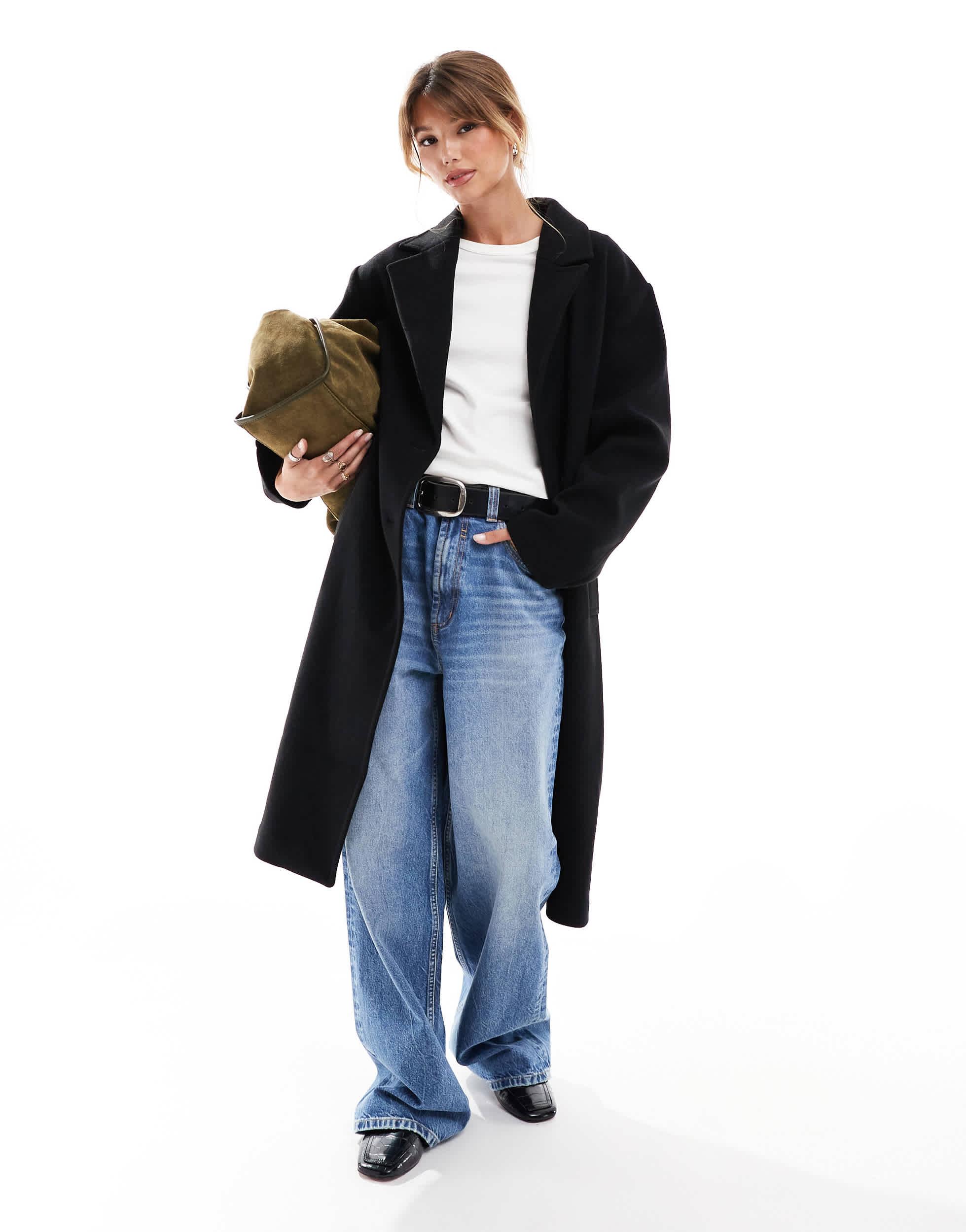 ASOS Chuck On Formal Coat in Blue | Lyst