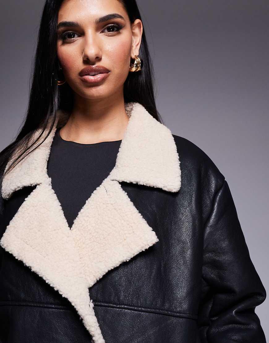 Princess Polly Penny Lane Style Jacket Princess Polly Leather Look ...