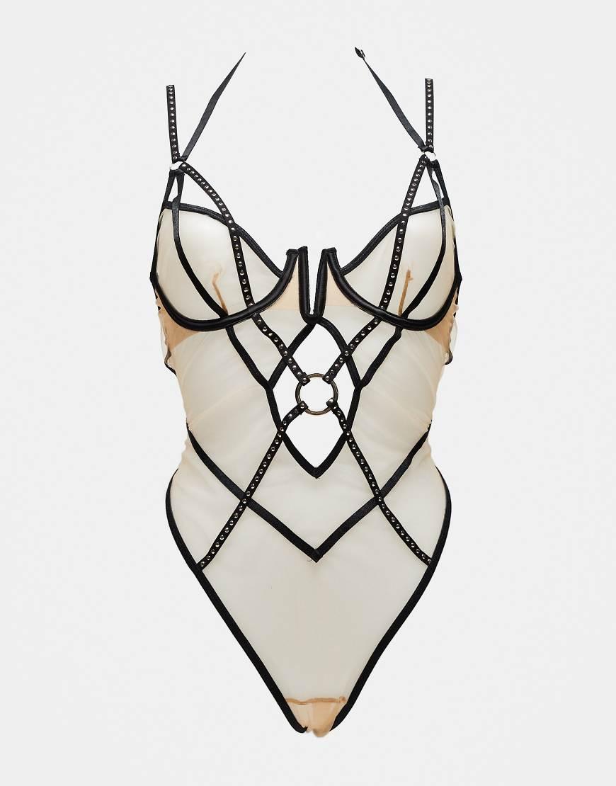 Ann Summers Heated Illusion Mesh Body in Black | Lyst UK