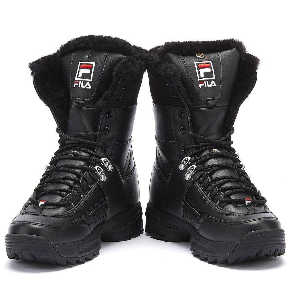 Fila Disruptor Boot With Faux Fur Trim In Brown | atelier-yuwa.ciao.jp