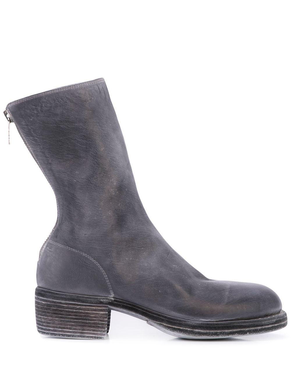 Guidi 788z Soft Horse Leather Classic Back Zip Boots in Grey (Gray) | Lyst