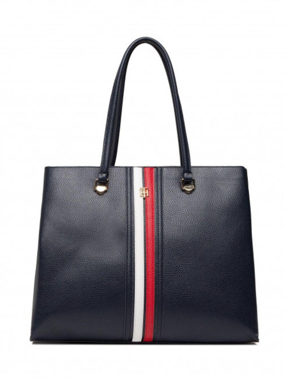 Tommy Hilfiger Borsetta Th Element Workbag Corp Aw0aw13158 Dw6 In Blue