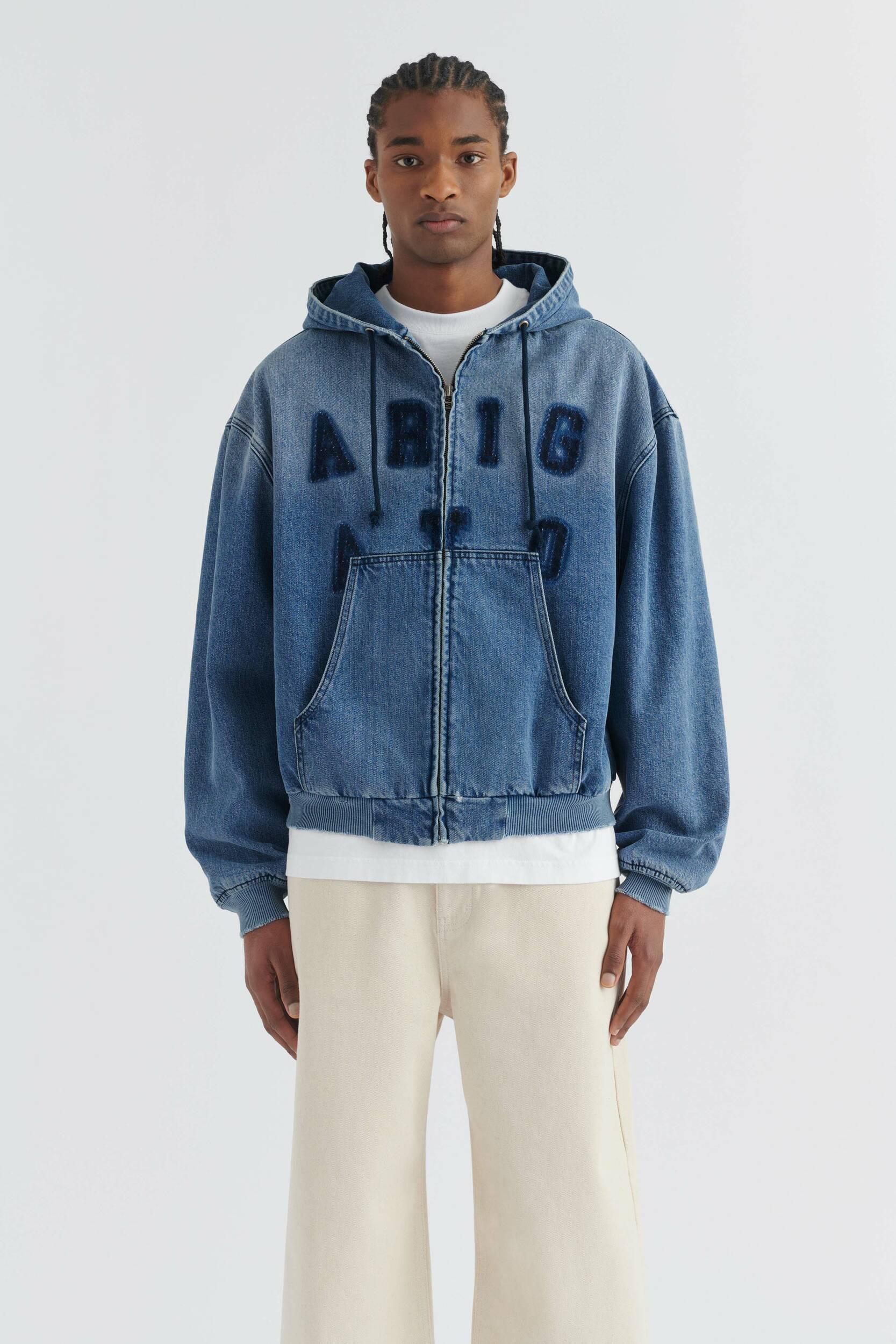 Axel Arigato Venice Bomber Jacket in Blue for Men | Lyst UK