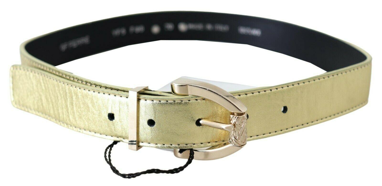 Gianfranco Ferré Gf Ferre Leather Shiny Logo Buckle Waist Belt in Black ...