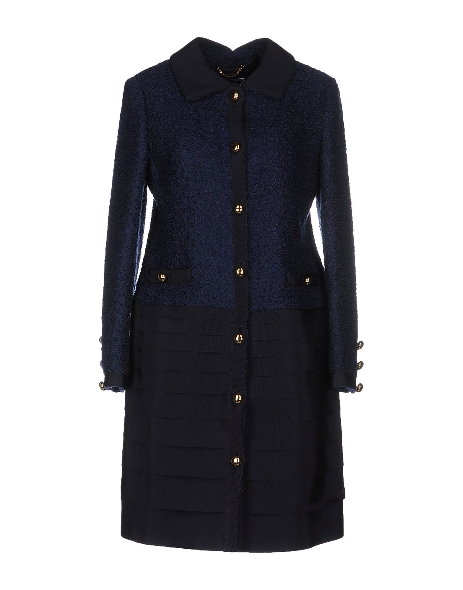 Moschino couture Coat in Blue | Lyst