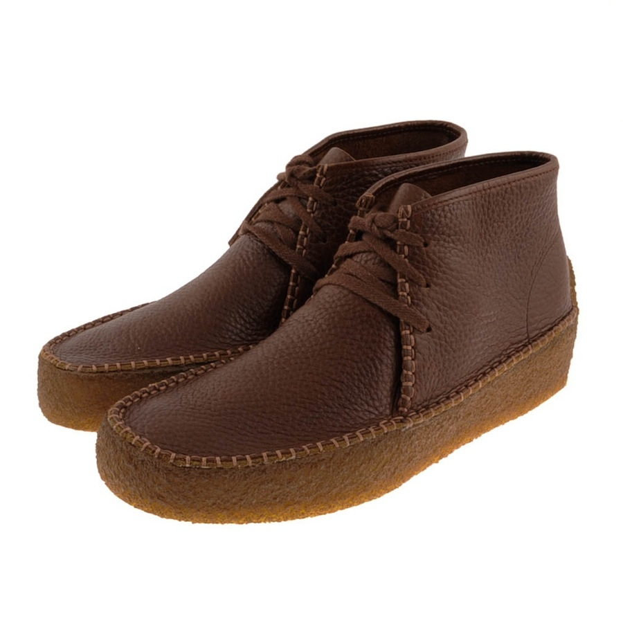 Clarks Wallabee Ridge Boots in Brown for Men - Lyst