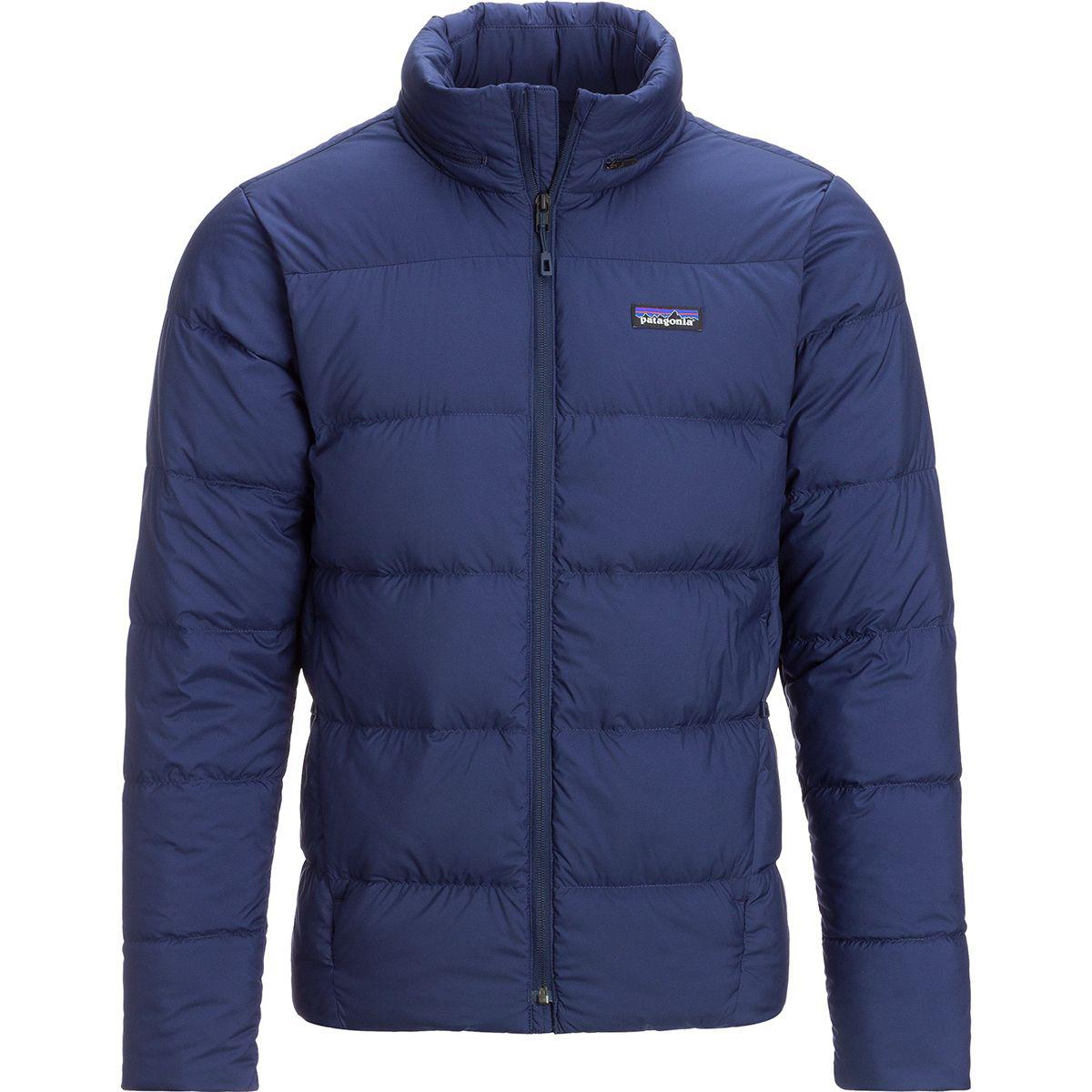 Patagonia Synthetic Silent Down Insulated Jacket in Blue for Men - Lyst