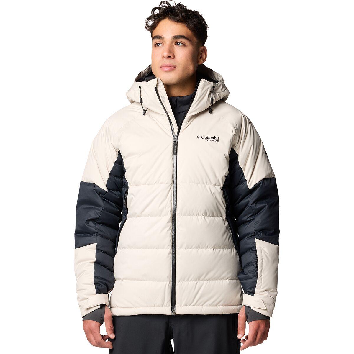 Columbia Roaring Fork Ii Down Jacket in Natural | Lyst