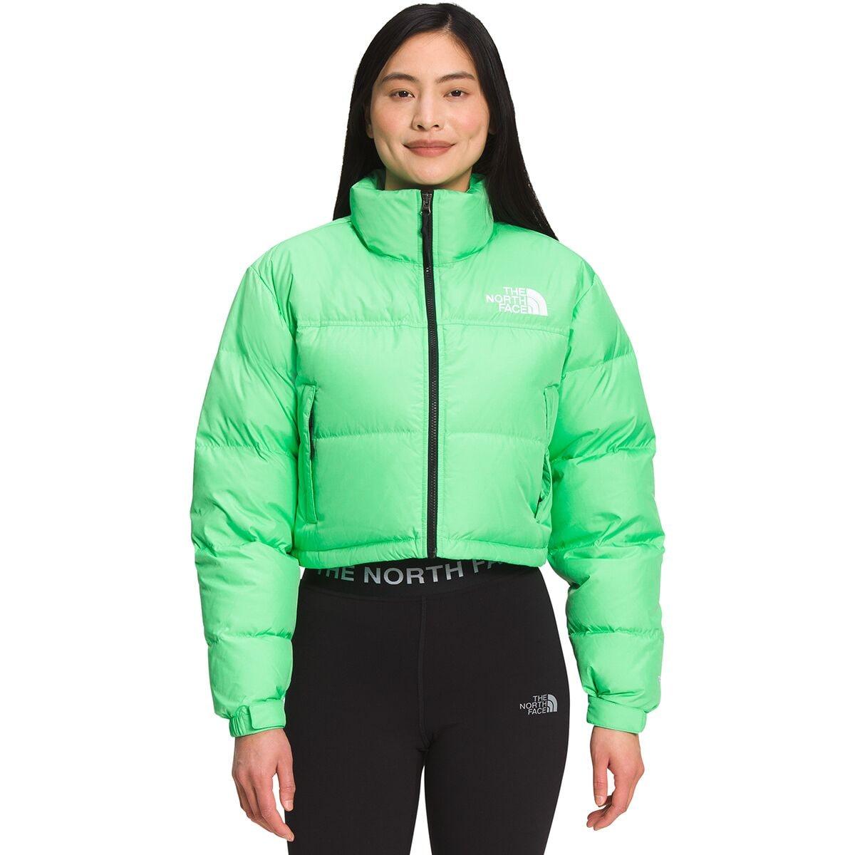 The North Face Nuptse Short Jacket in Green | Lyst The North Face Nuptse Short Jacket in Green | Lyst