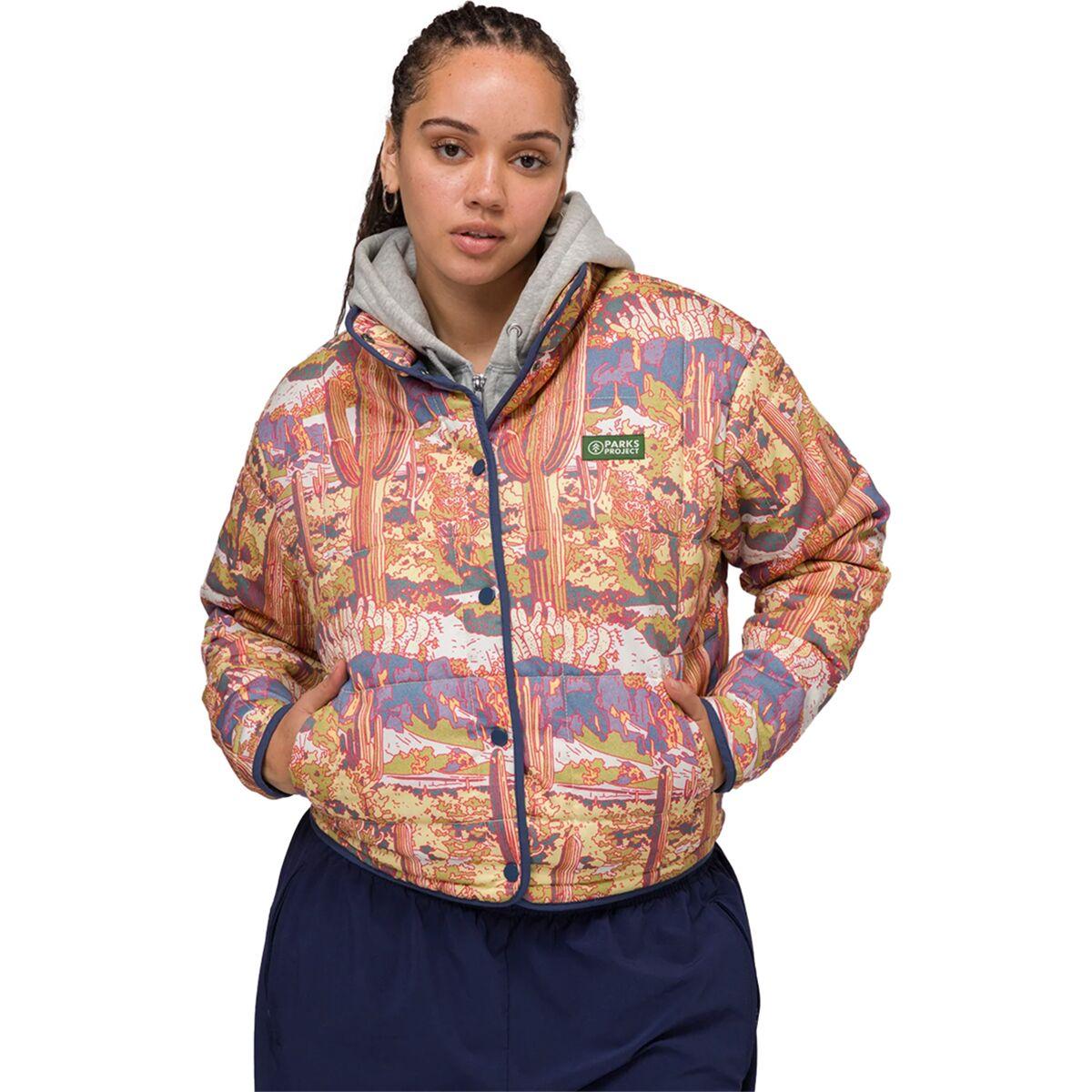 Parks Project Saguaro Cacti Quilted Jacket in Red | Lyst