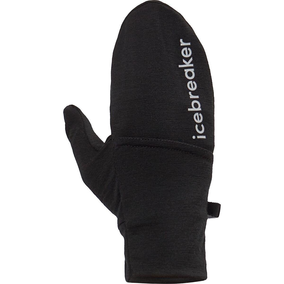 Icebreaker Merino 200 Convertible Mitten in Black | Lyst
