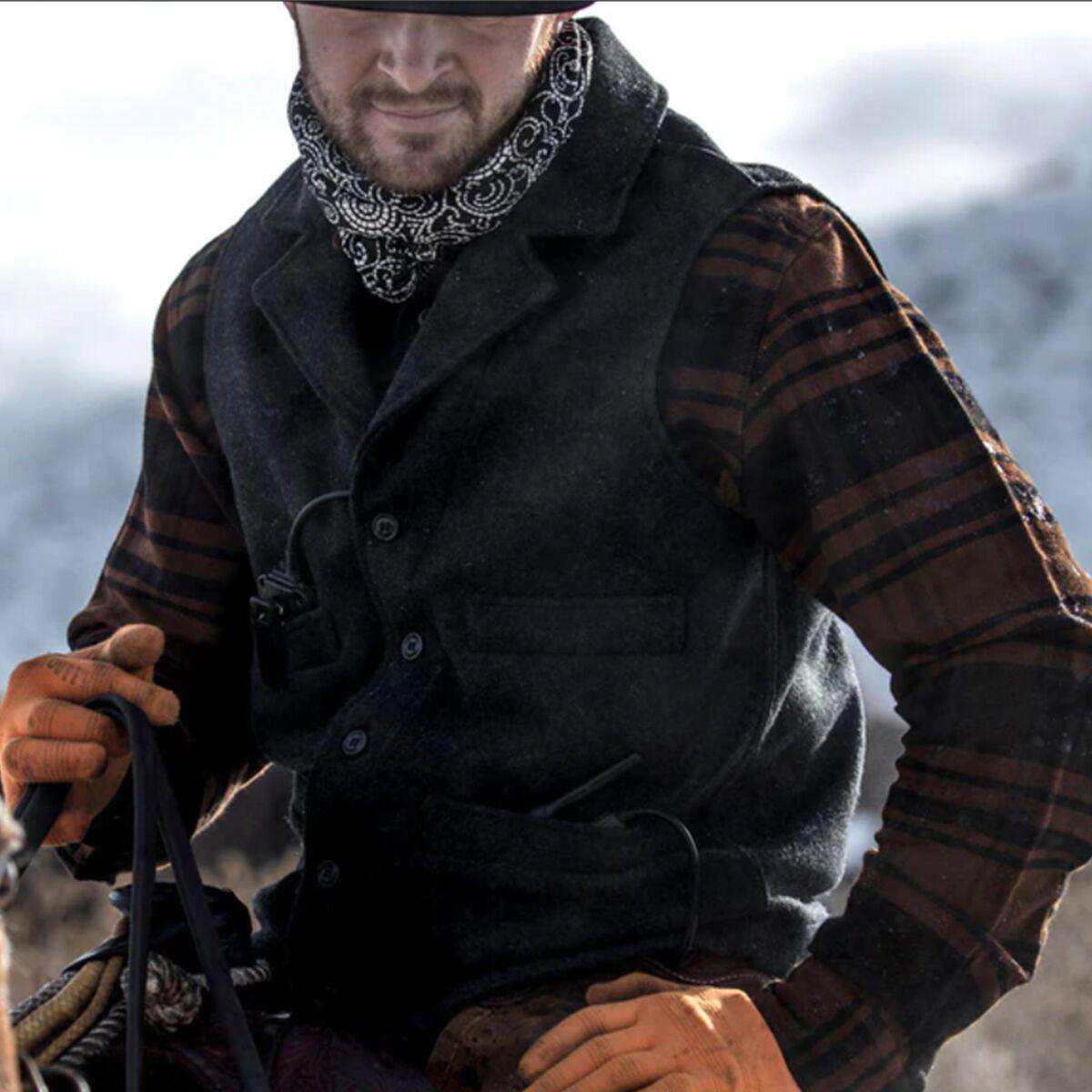 Filson Wool Mackinaw Western Vest for Men - Lyst