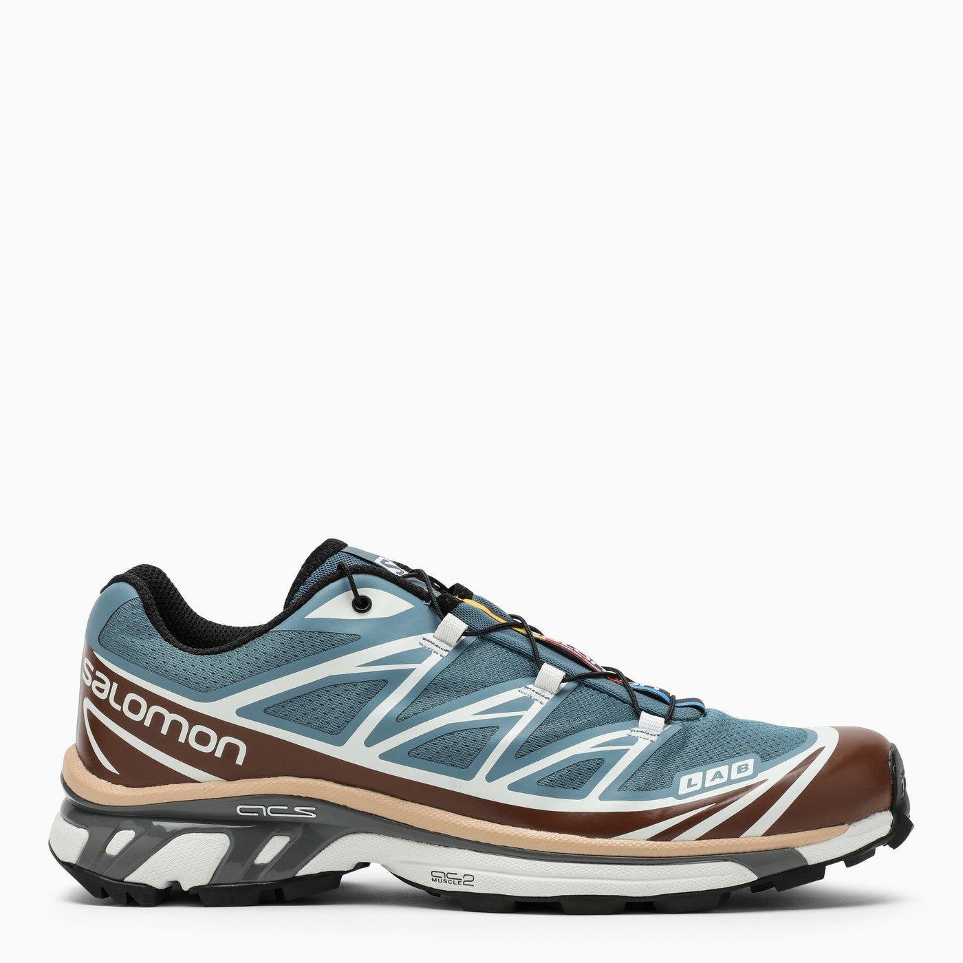 Salomon Xt-6 Blue/hazelnut Low Trainer for Men | Lyst