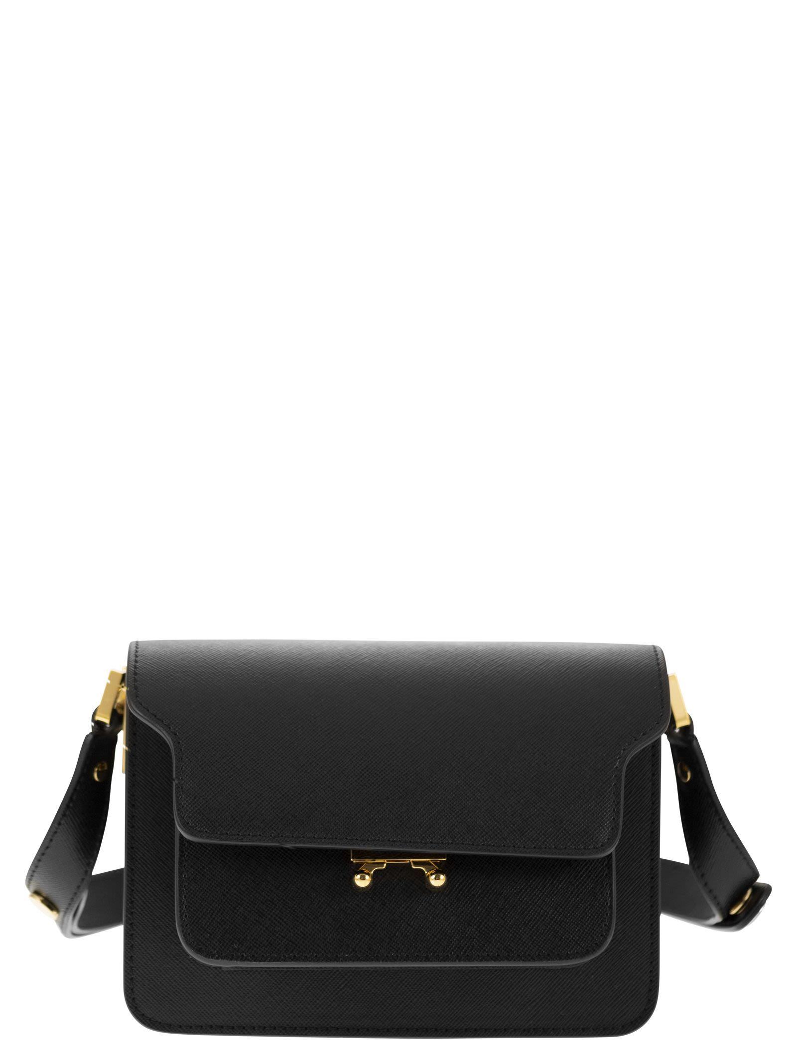 Marni Trunk Mini Bag In Calfskin in Black | Lyst