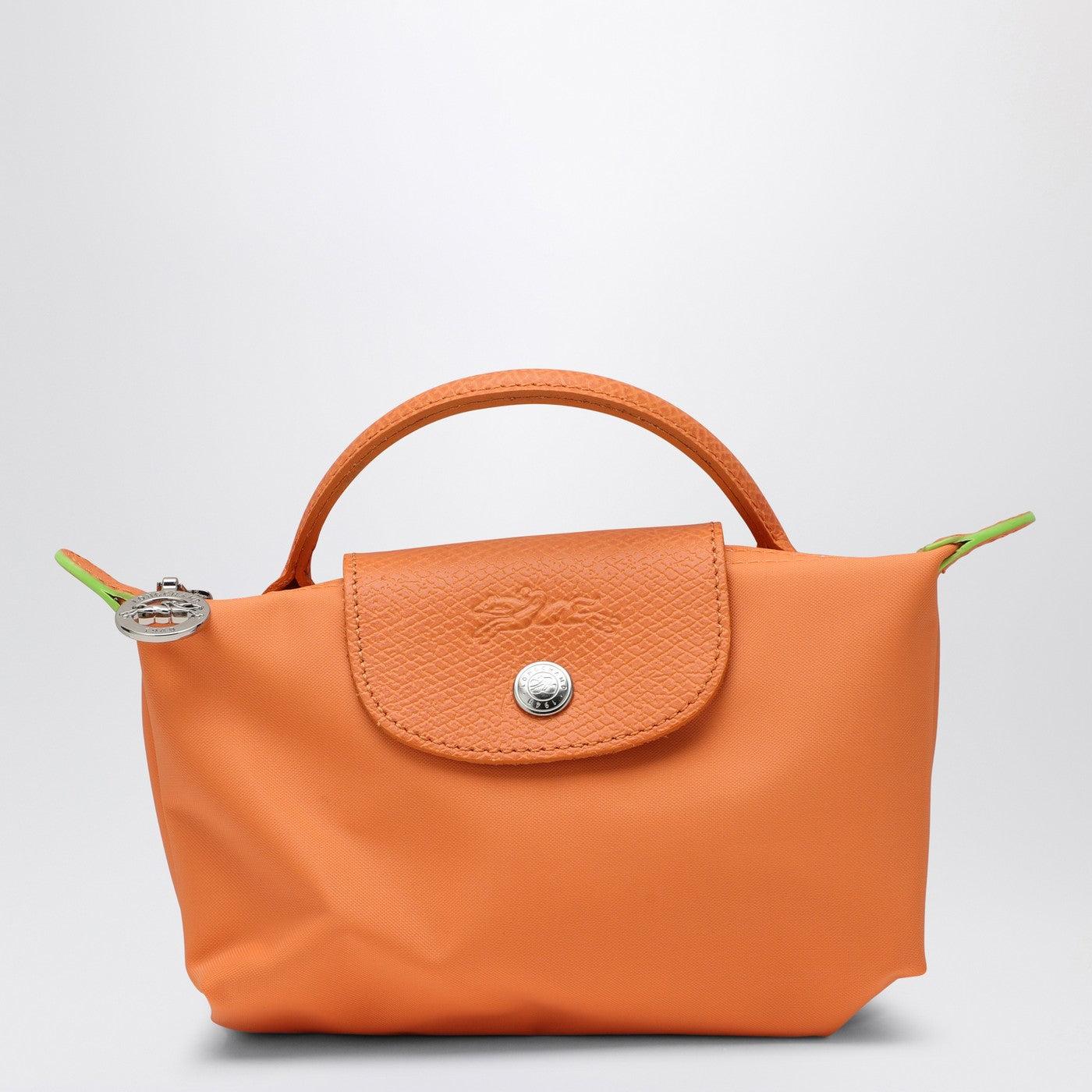 Longchamp Le Pliage Clutch Bag in Orange | Lyst