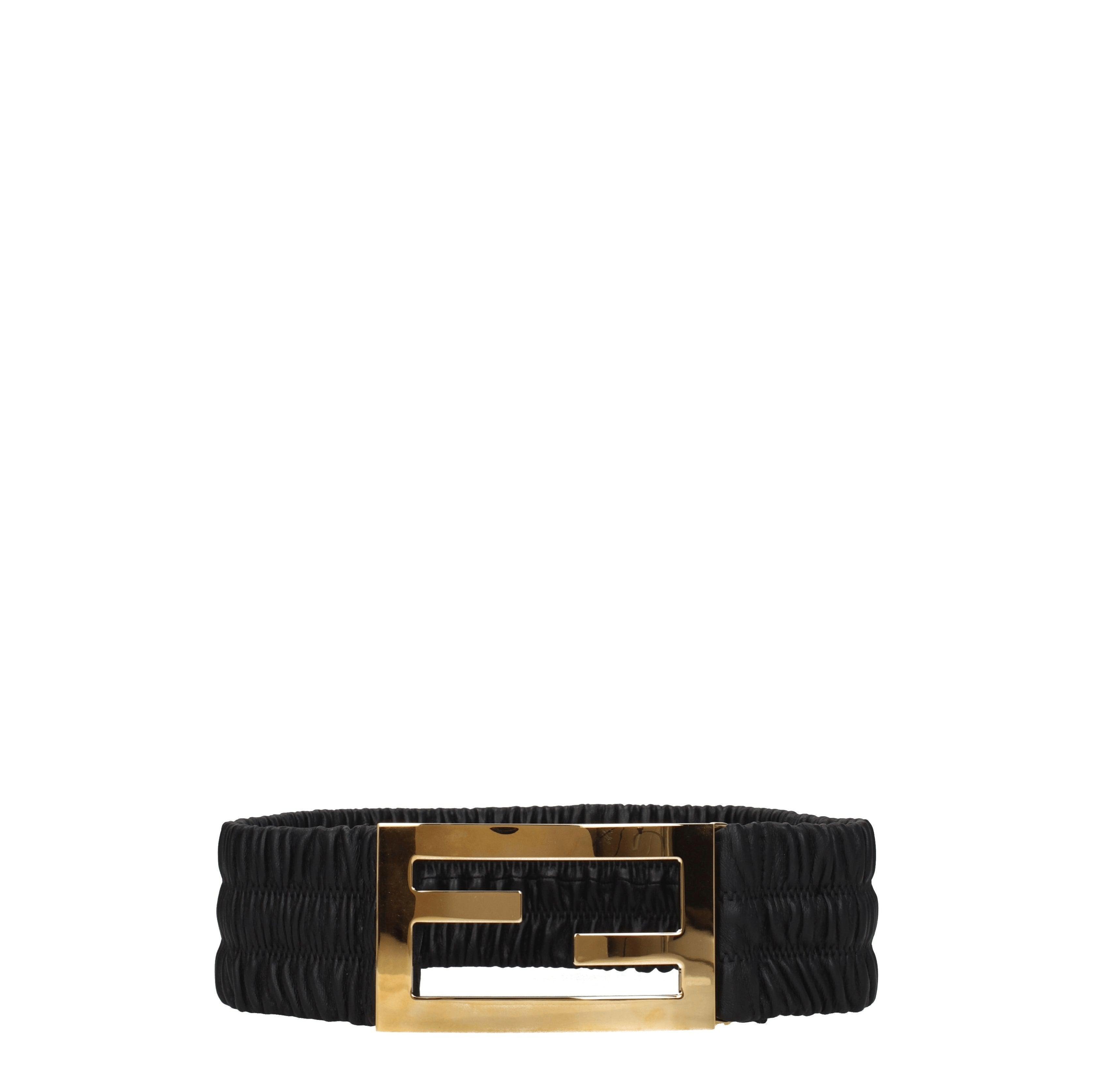 Fendi Belts Leather in Black for Men | Lyst UK