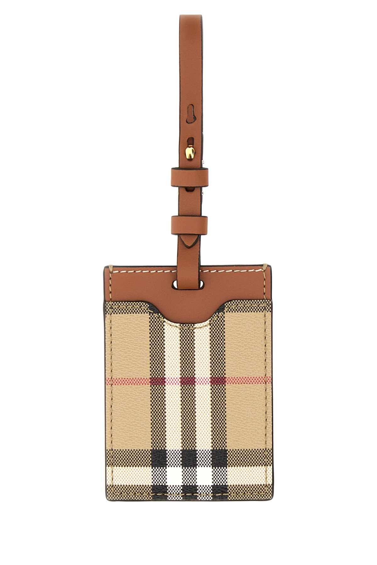 Burberry Printed Canvas Porte Adresse Plate in Natural for Men | Lyst UK